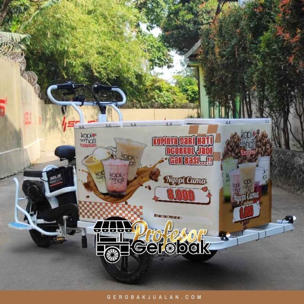 7 Contoh Desain Booth Makanan Yang Lagi Viral - Profesor Gerobak Jualan