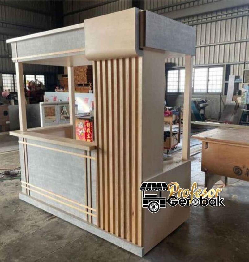 Gerobak Kayu Kekinian Desain Minimalis untuk Usaha Kuliner - Profesor ...
