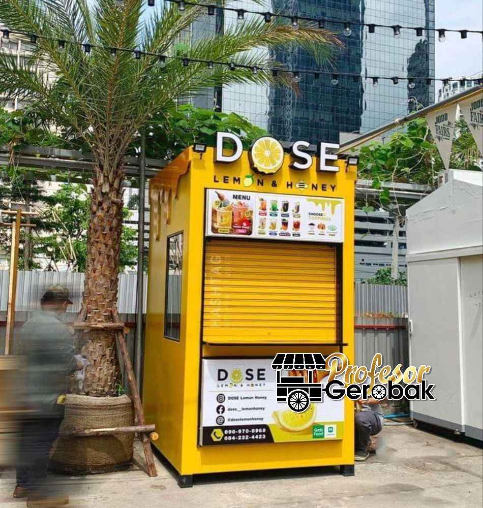Kontainer Jualan Es Kekinian untuk Usaha Minuman Dingin - Profesor ...
