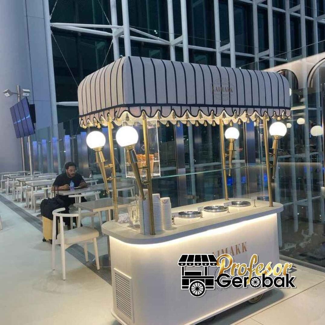 7 Contoh Desain Booth Makanan Yang Lagi Viral - Profesor Gerobak Jualan